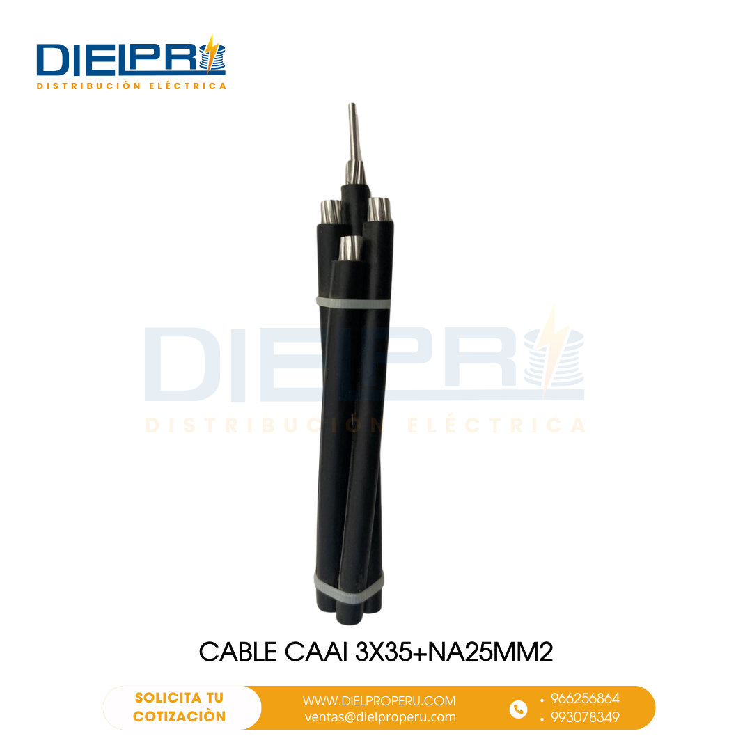 CABLE AUTOPORTANTE 3X35+NA25mm² – DielPro