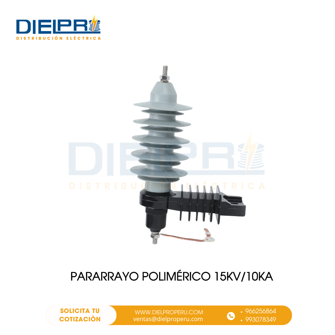 PARARRAYO POLIMERICO DE 15KV/10KA – DielPro