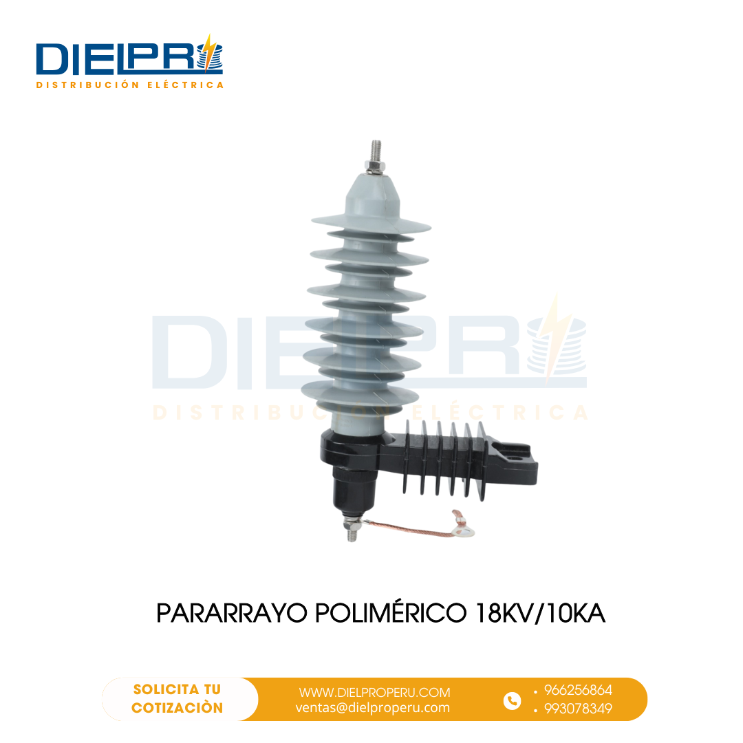 PARARRAYO POLIMERICO DE 18KV/10KA – DielPro